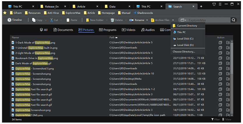 ExplorerMax - Smart File Explorer and Manager for Windows Platforms